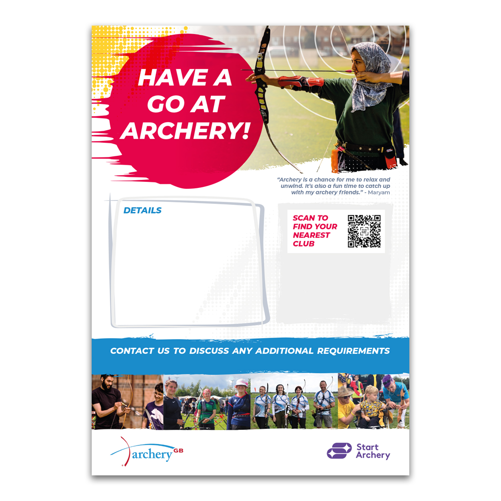 Start Archery Week poster | CLUB17 – Archery GB