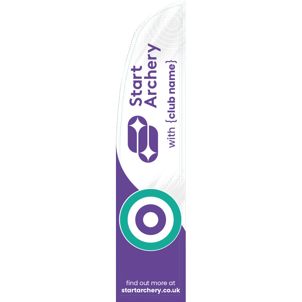 Start Archery Feather Flag | CLUB21 – Archery GB